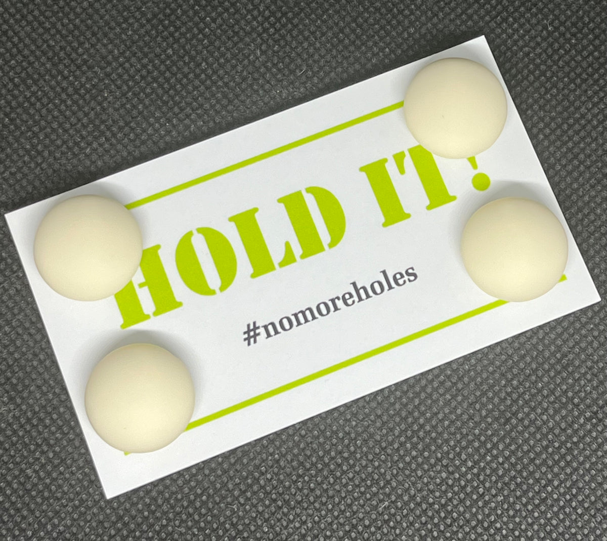 Round Cream Matte Number Holders – Hold It! Magnetic Numbers